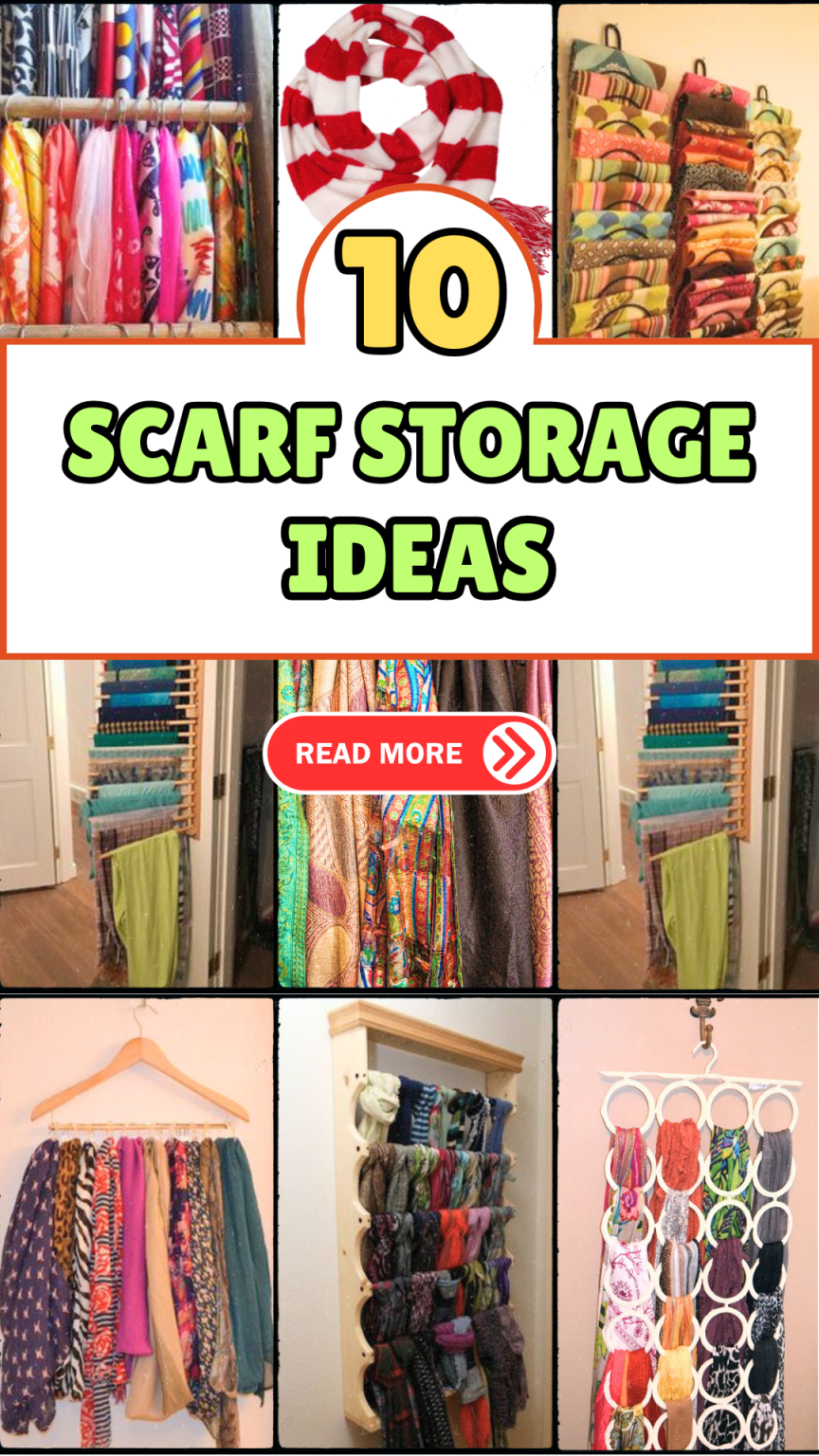 10 Scarf Storage Ideas for a Clutter-Free Closet – Your Motor Geek