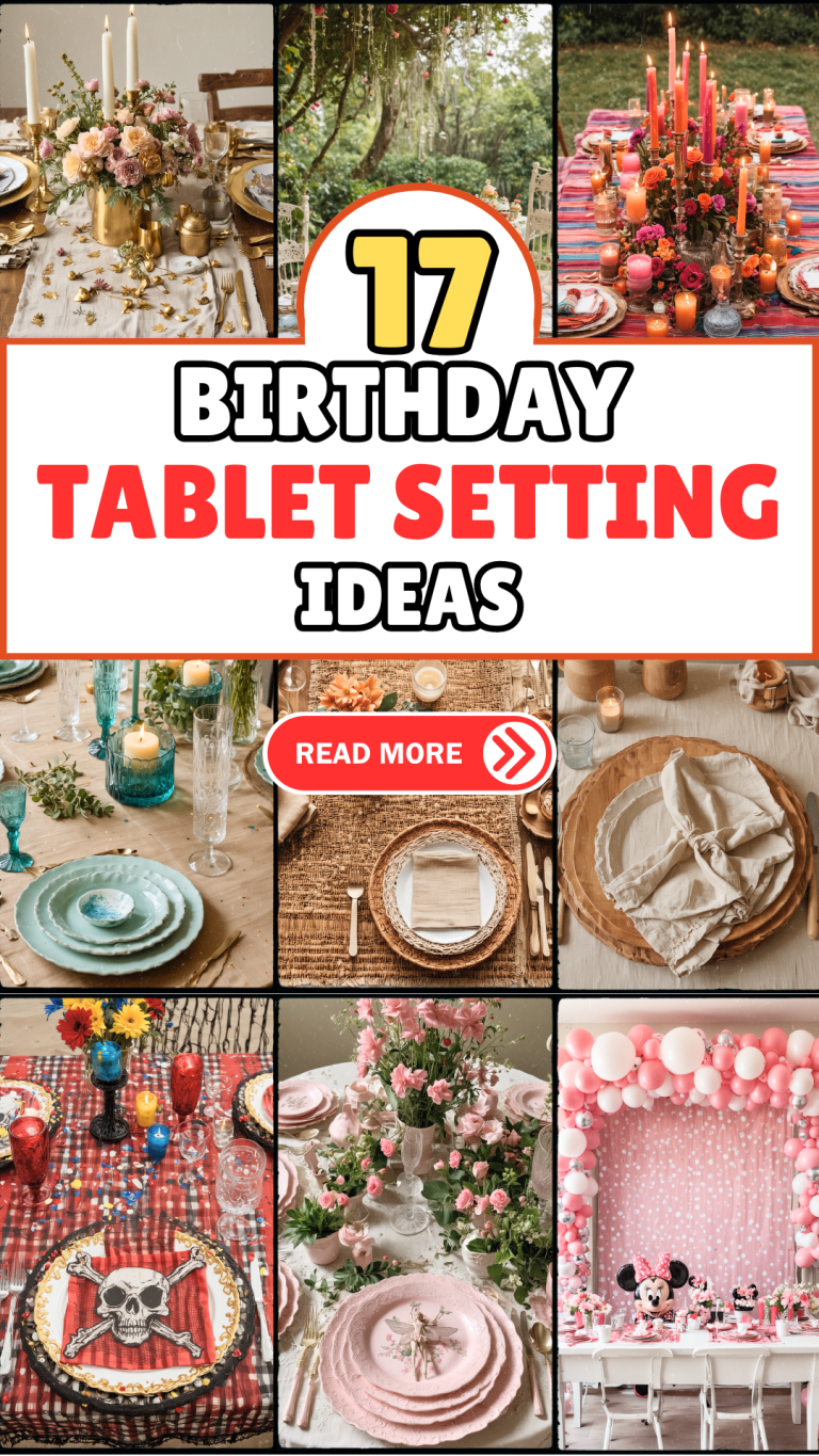 17 Birthday Table Setting Ideas for a Memorable Celebration – The DIY ...