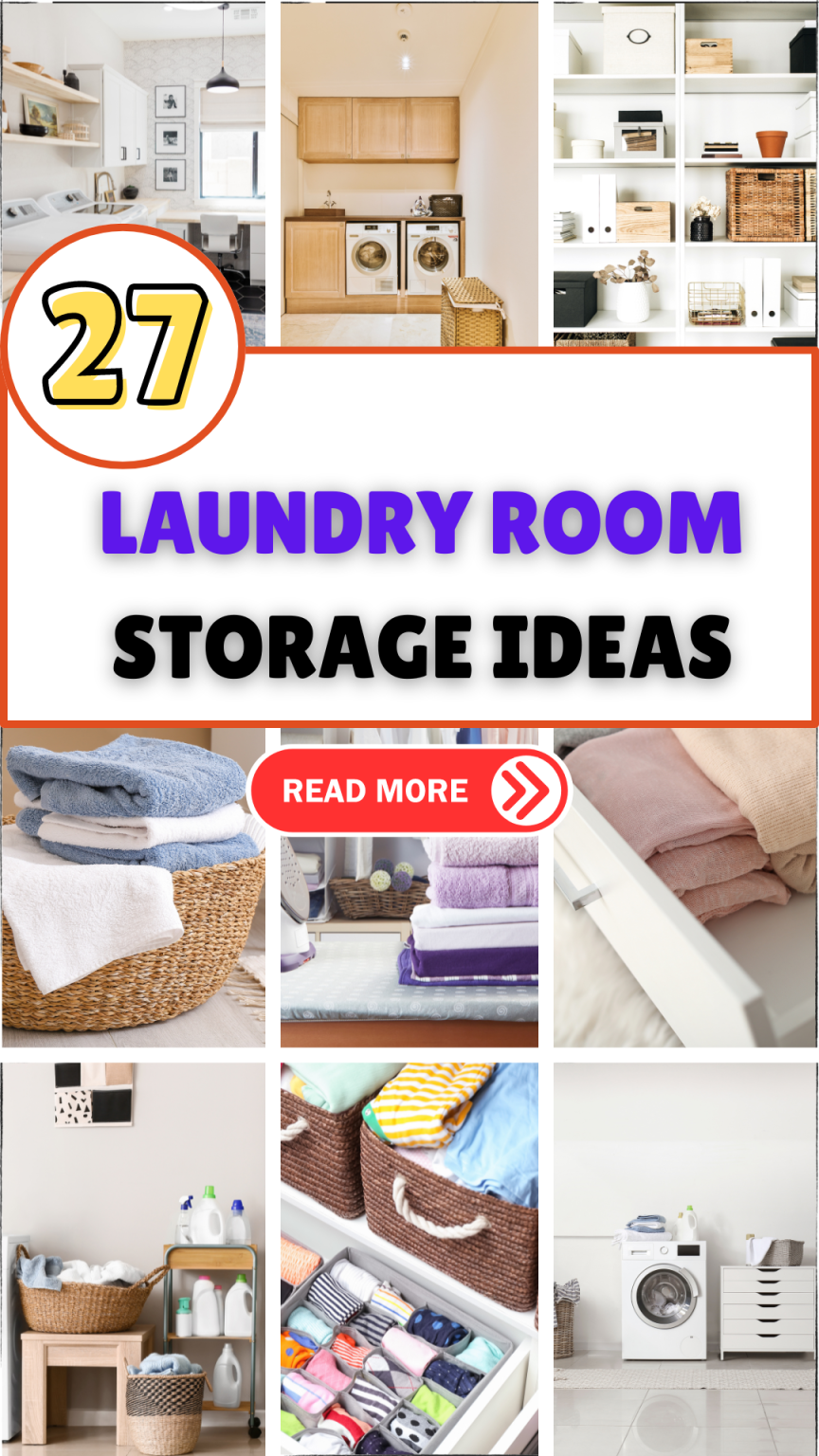 27 Laundry Room Storage Ideas to Maximize Space – Your Motor Geek