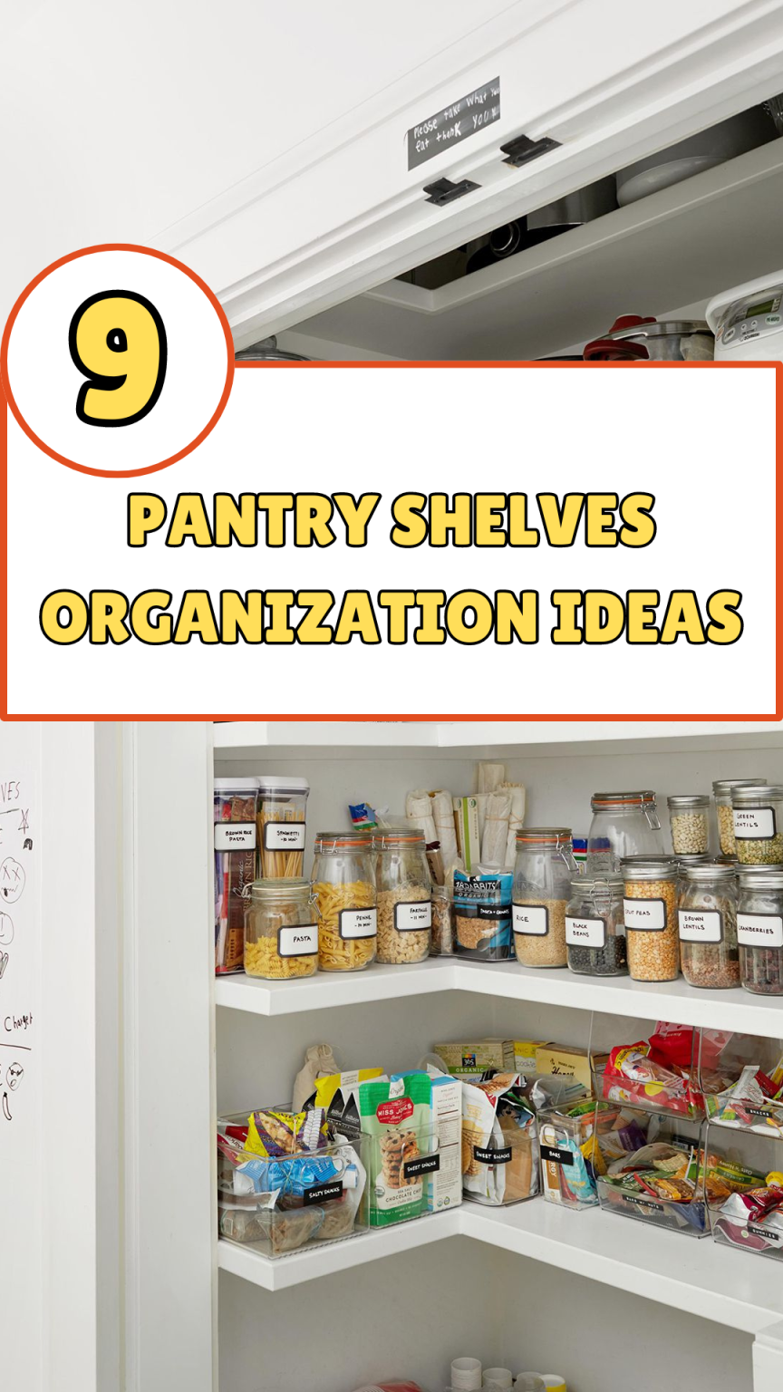 9 Pantry Shelves Organization Ideas – The DIY Desire
