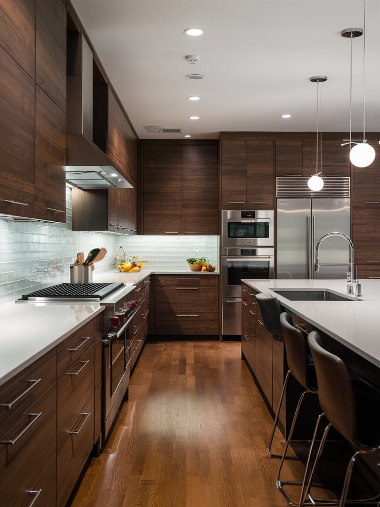 21 Dark Wood Kitchen Cabinets – Your Motor Geek