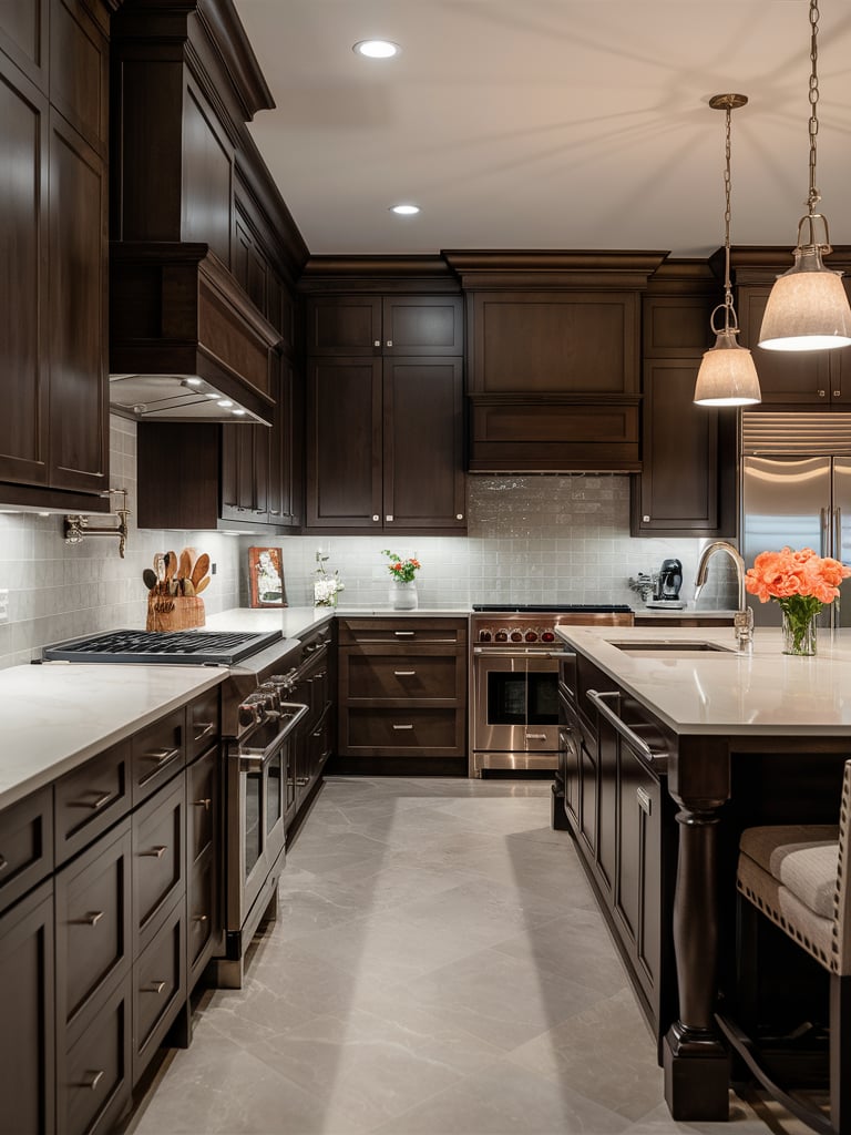 21 Dark Wood Kitchen Cabinets – Your Motor Geek